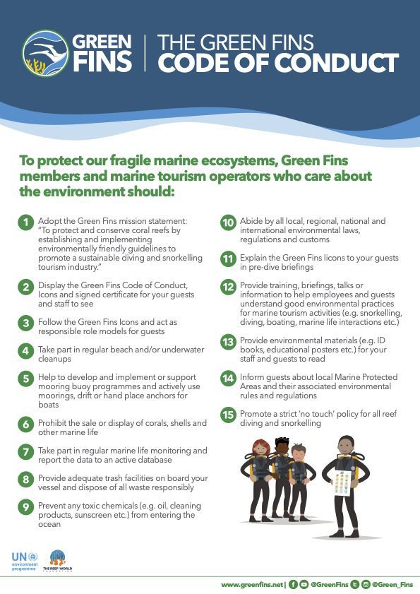 Green Fins - Eco-Friendly Liveaboard Diving | Explorer Ventures