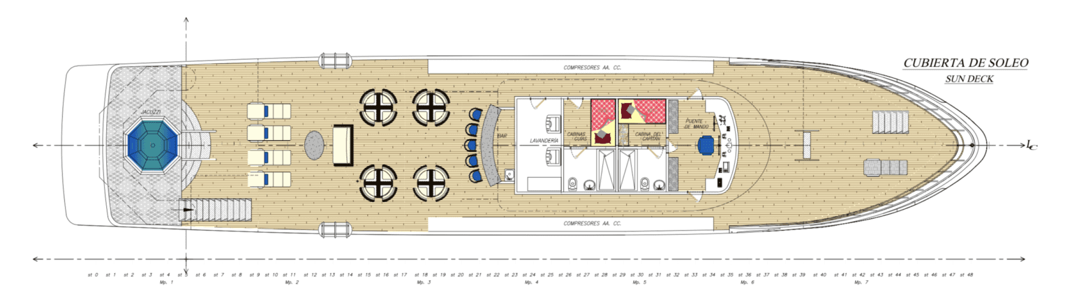 Tiburon Explorer Layout & Specifications | Explorer Ventures Fleet®