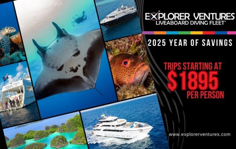 Explorer Ventures Fleet® Adventures in Liveaboard Diving